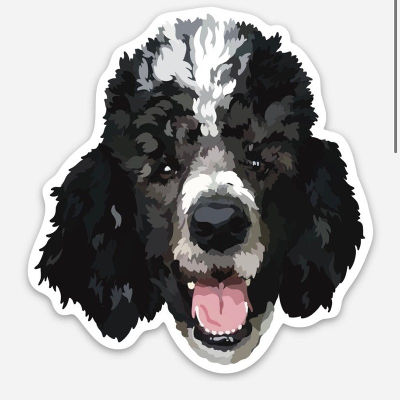 Poodle Sticker - Etsy