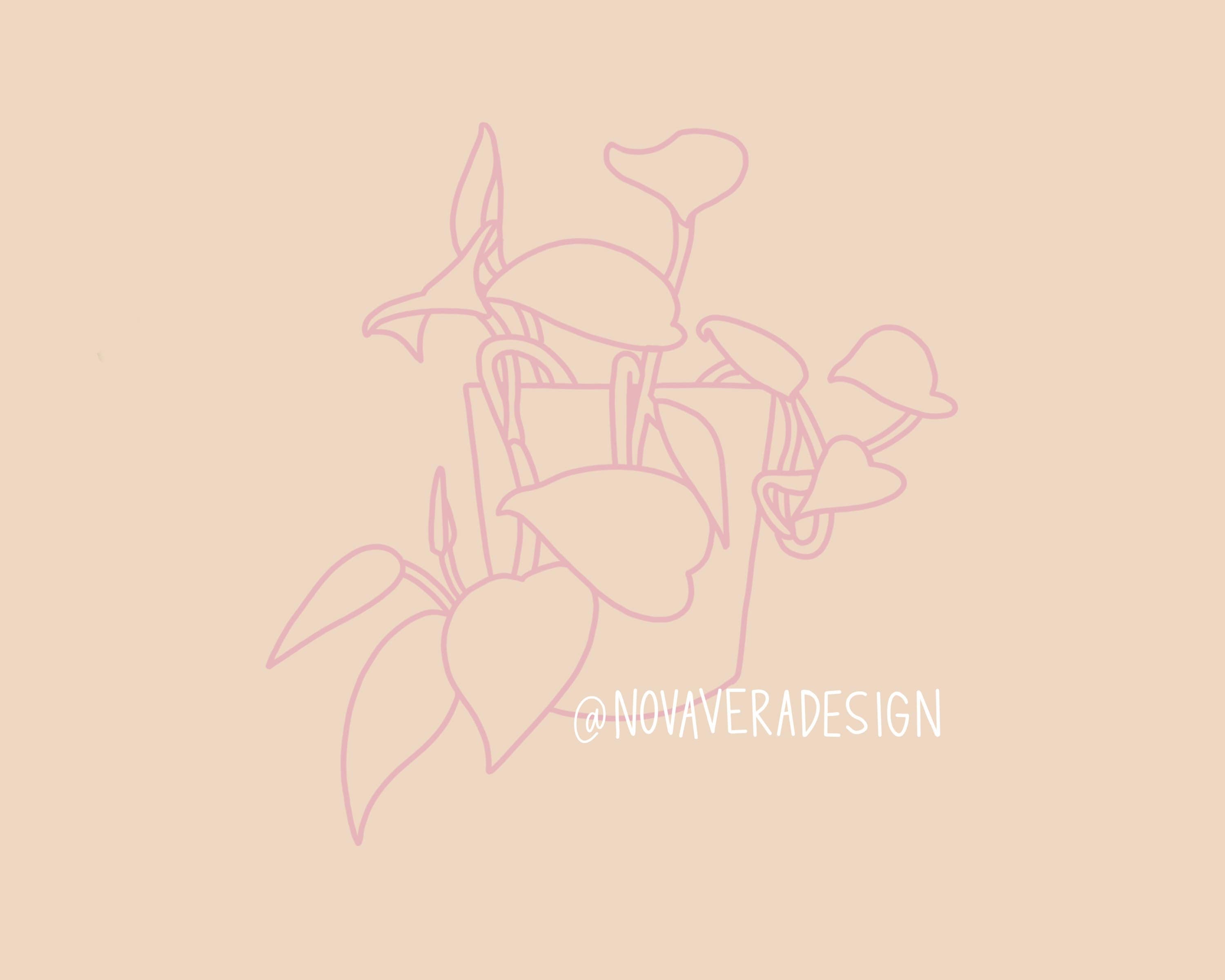 Pothos SVG File Digital Download for Cricut Silhouette Etc. - Etsy Israel