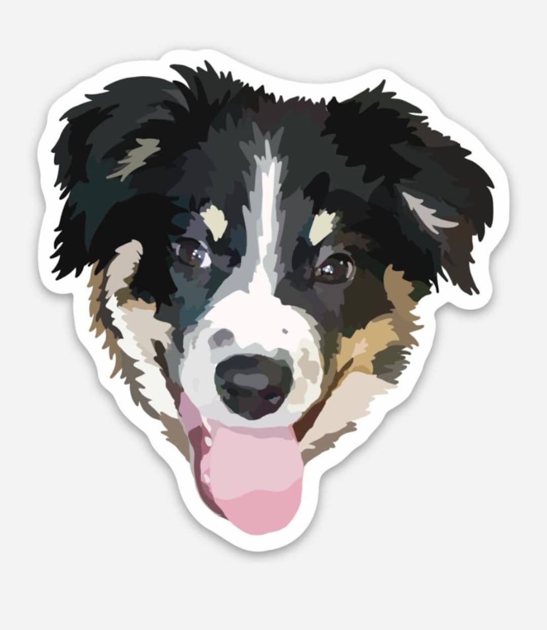 Australian Shepherd (aussie) Dog Vinyl Waterproof Sticker for Water ...