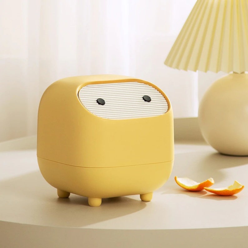 Creative Mini Cute Waste Bin Ninja Desktop Small Trash Can | Etsy