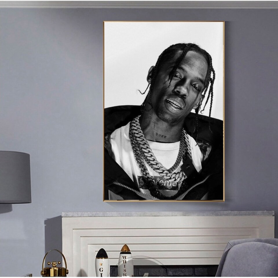 Travis Scott Poster Designed & Sold By Artisan Fringed