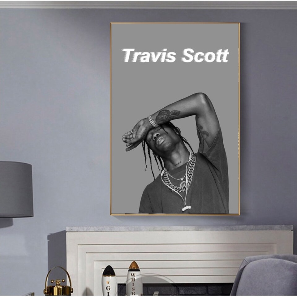 Travis Scott Poster Designed & Sold By Artisan Fringed