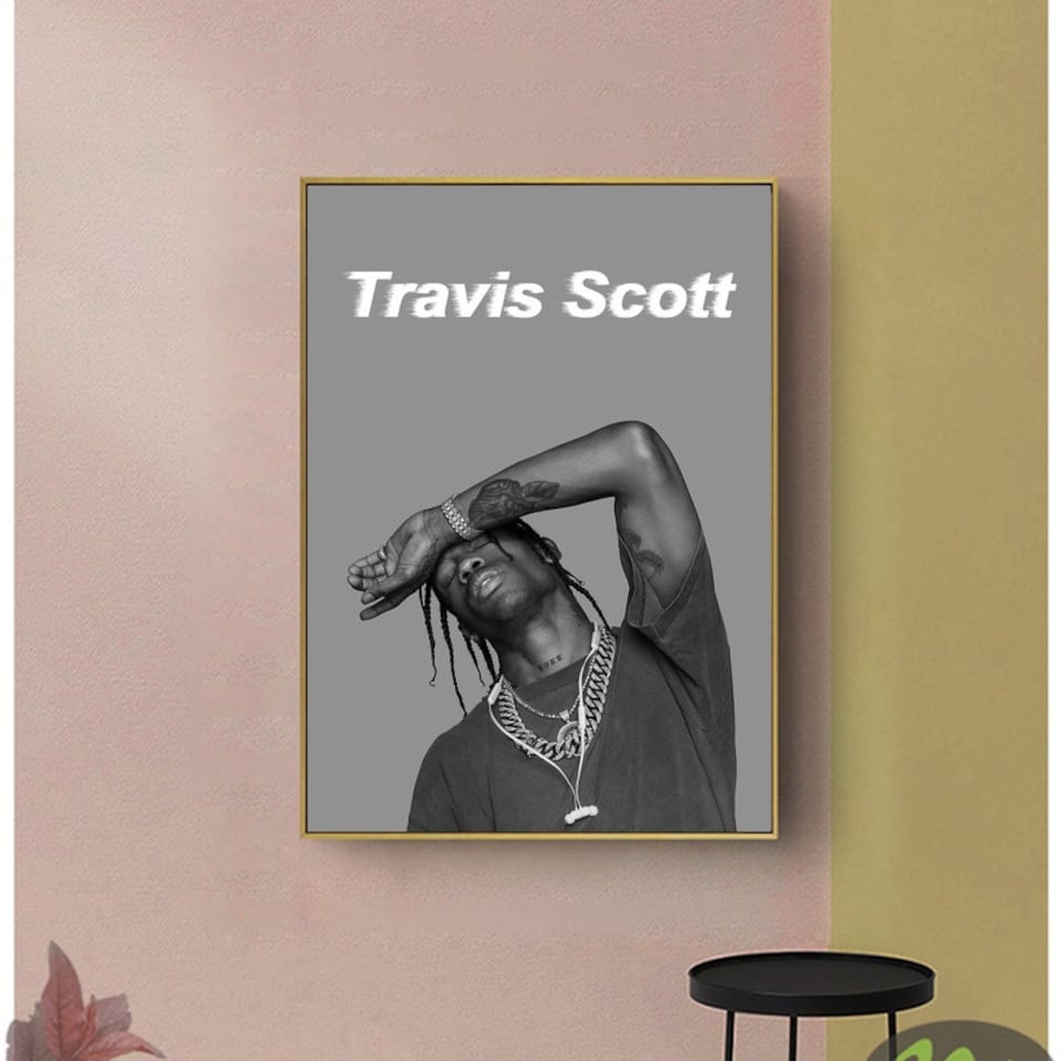 Travis Scott Poster Designed & Sold By Artisan Fringed