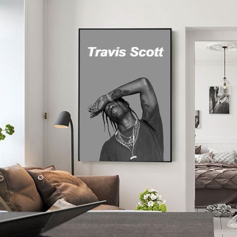 Travis Scott Poster Designed & Sold By Artisan Fringed