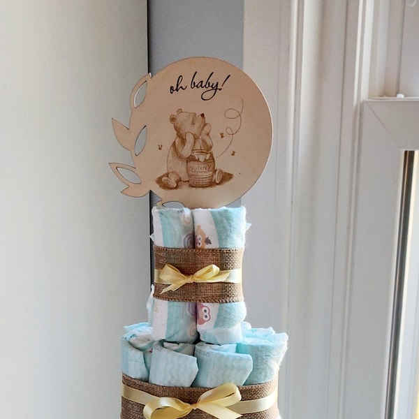 Diaper Cake Topper - Etsy