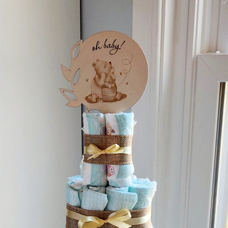 Diaper Cake Topper - Etsy