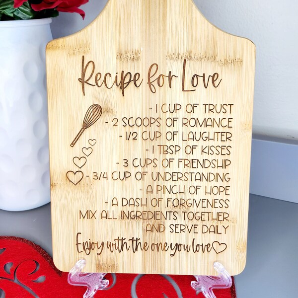 Recipe for Love - Etsy