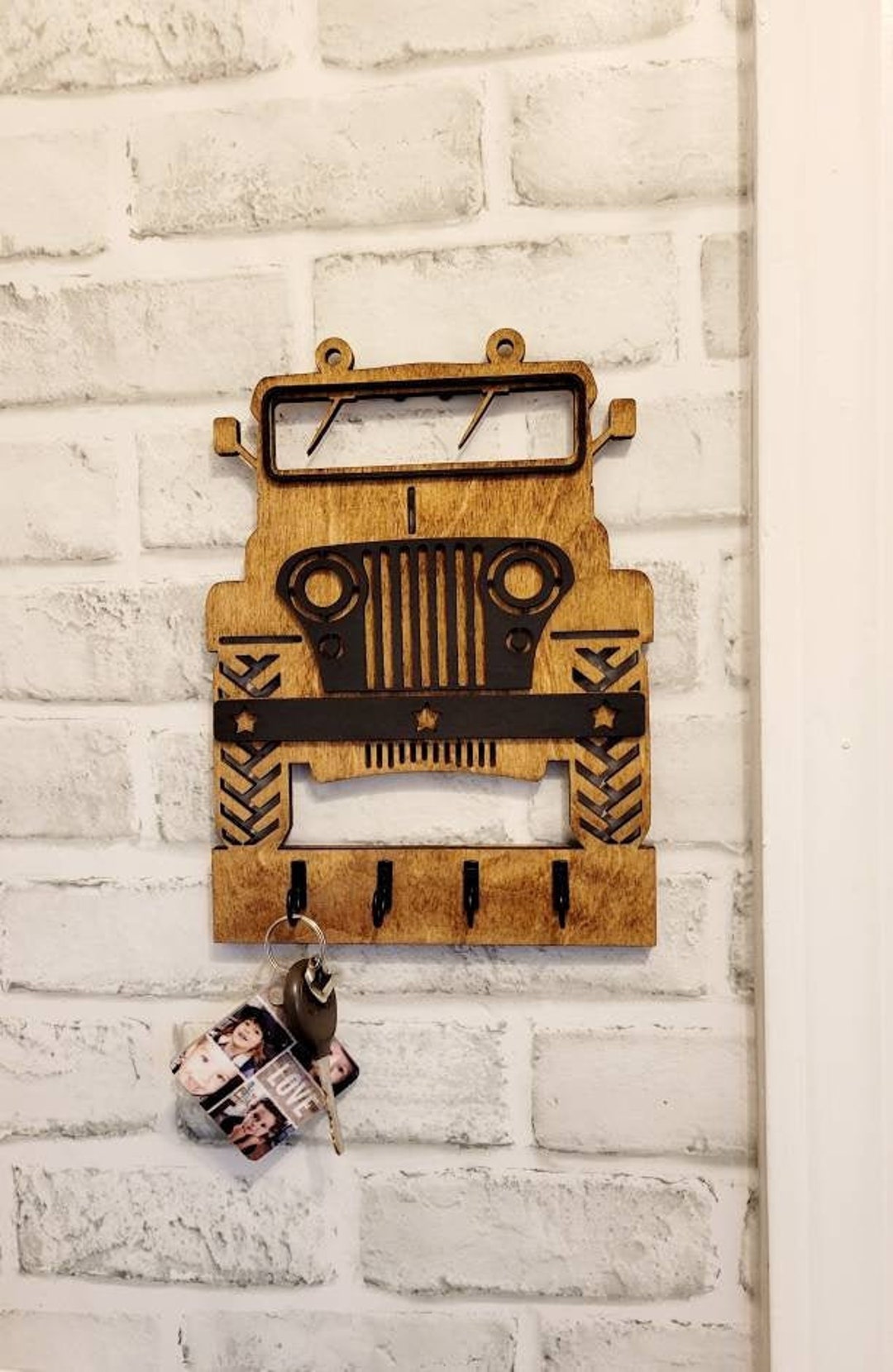 Jeep Key Hanger Jeep Keys Decor Key Hanger Wooden Key - Etsy