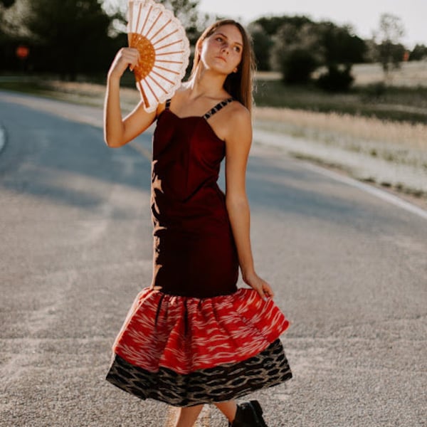 Modern Filipino Dress Red - Etsy