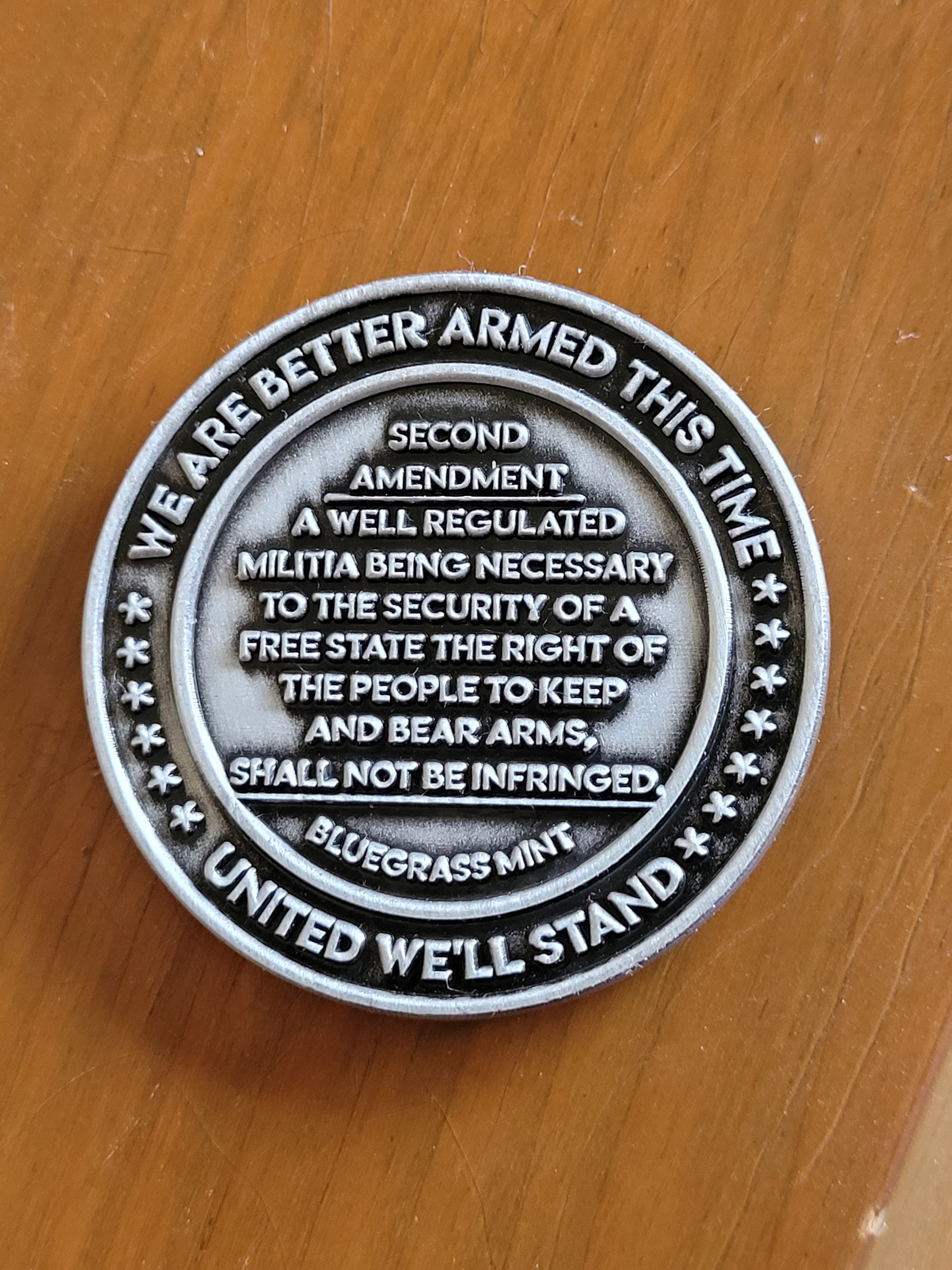 2nd Amendment Challenge Coin - Etsy
