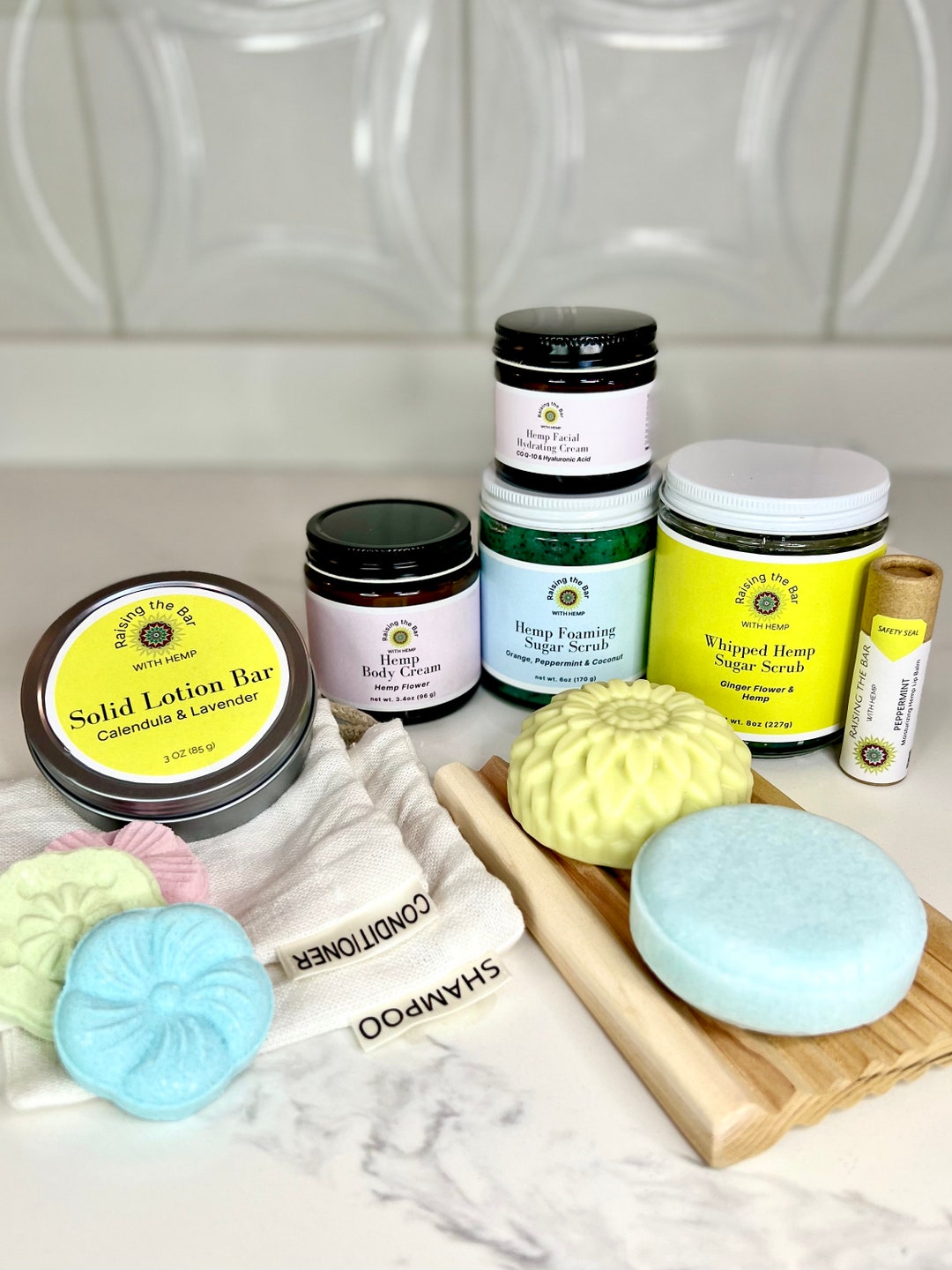 Hemp Body Care Gift Set, Zero Waste Gift, Hemp Gifts, Mother's Day ...