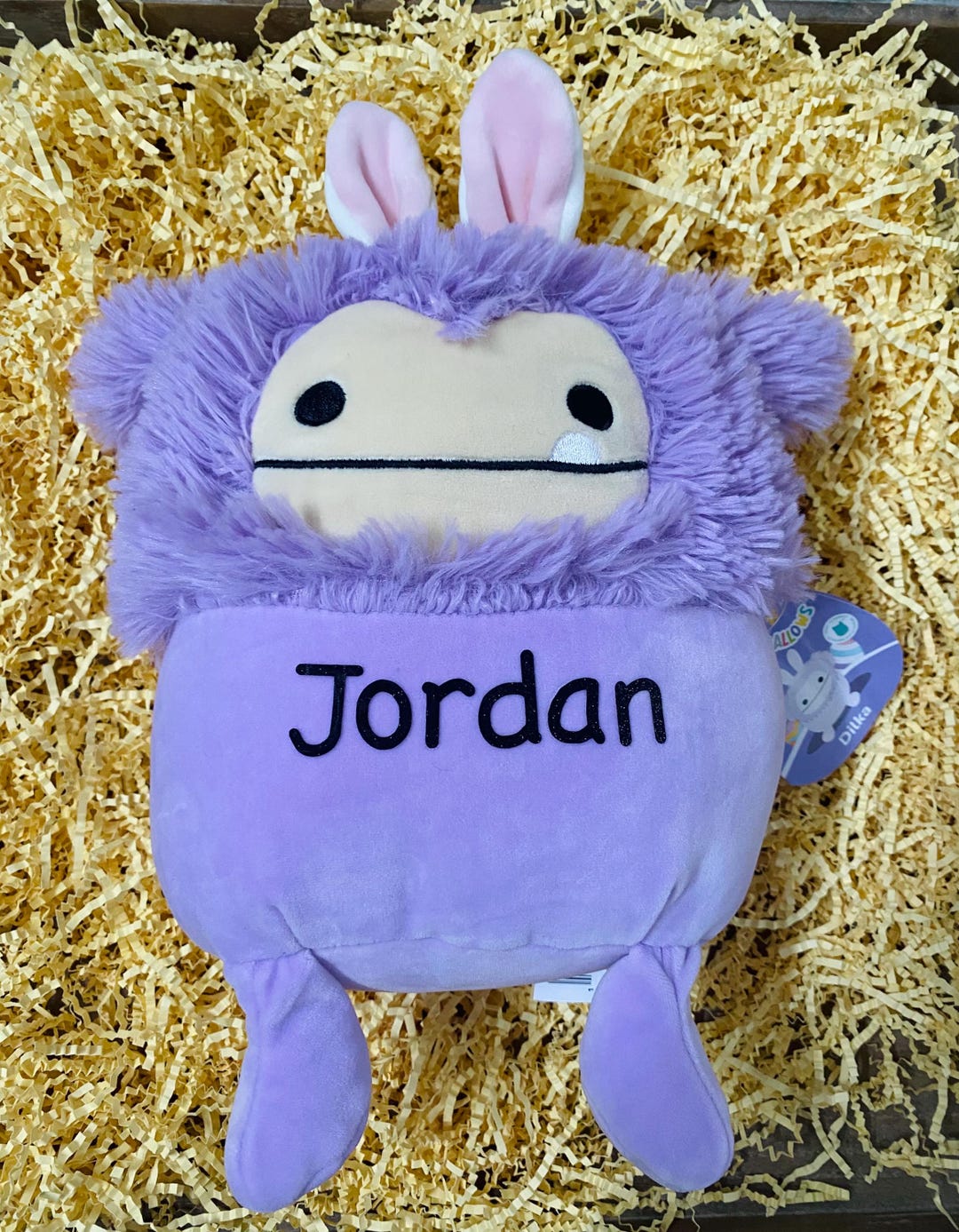 Personalized 8” Dilka Monster Squishmallow Plush Gift Pillow Easter ...