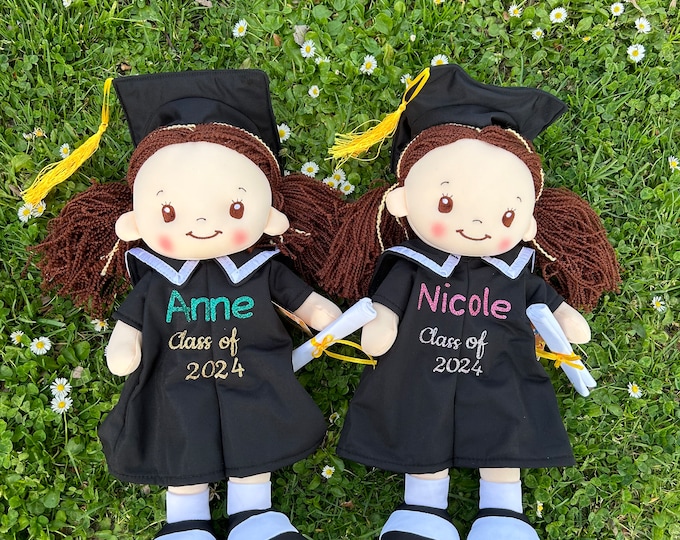 2025 Personalized 18” Graduation Doll Babydoll Kindergarten Preschool ...