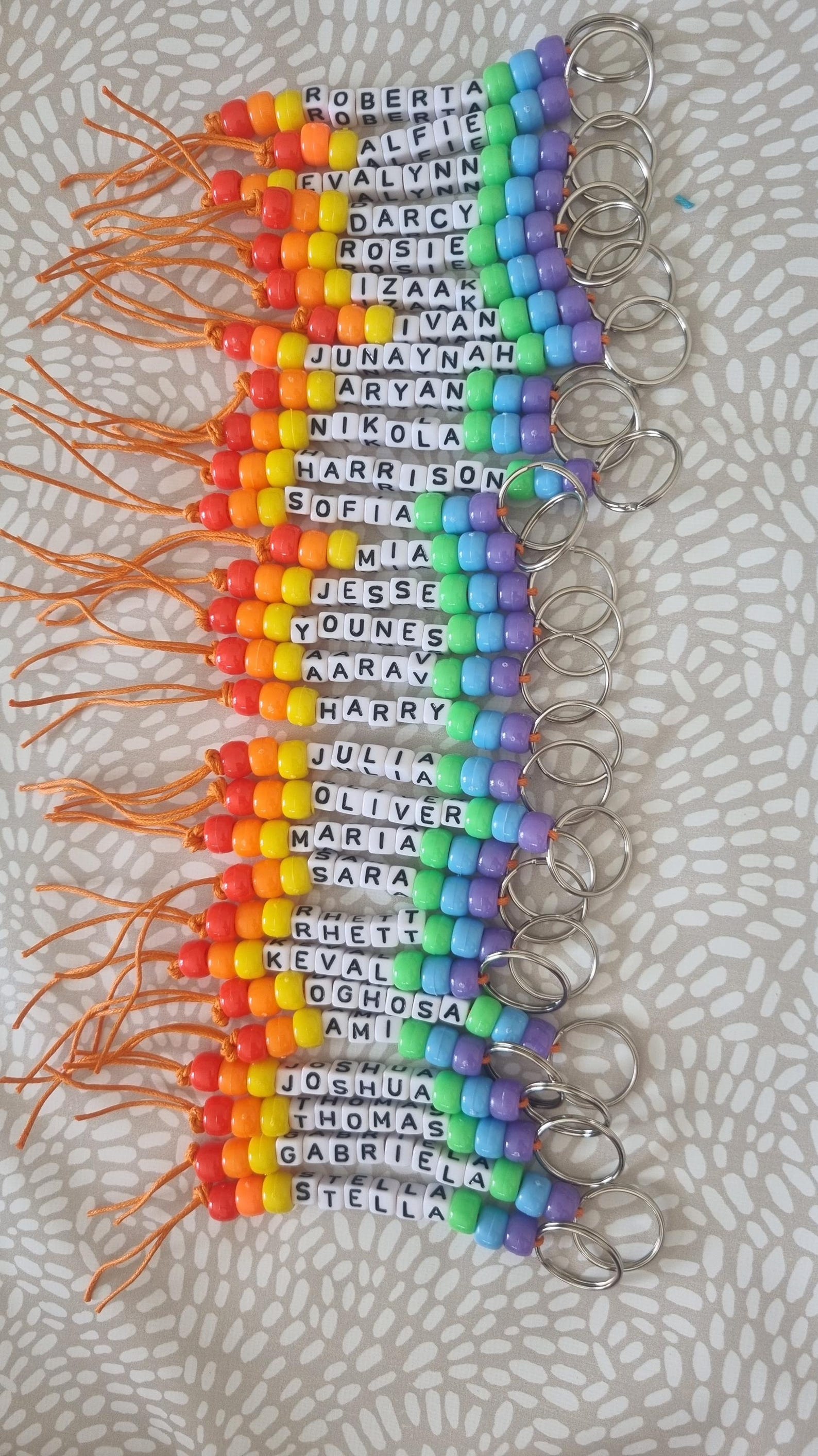 End of Year/christmas Student Class Gift Keyrings - Personalized ...