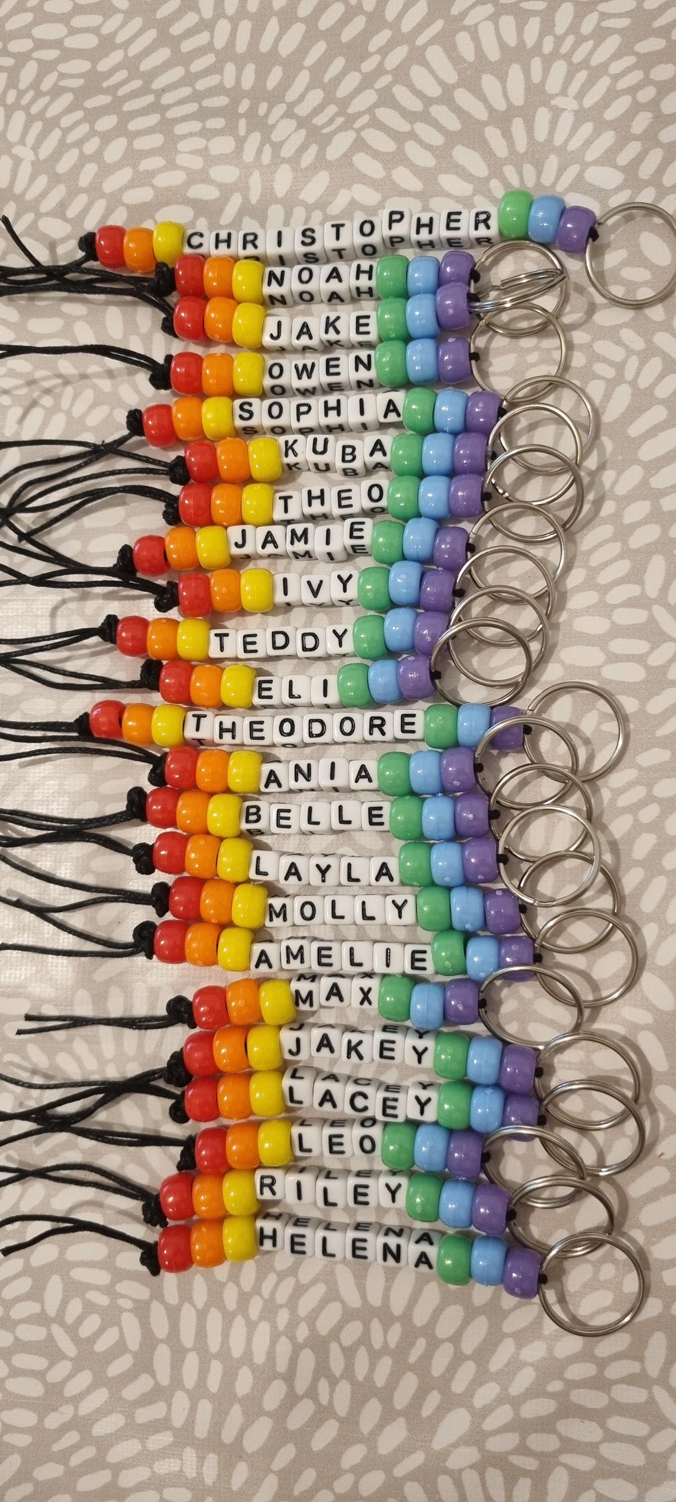 End of Year/christmas Student Class Gift Keyrings - Personalized ...