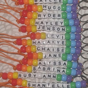 End of Year/christmas Student Class Gift Keyrings - Personalized ...
