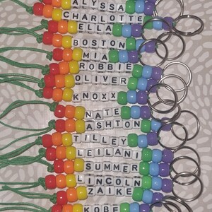 End of Year/christmas Student Class Gift Keyrings - Personalized ...