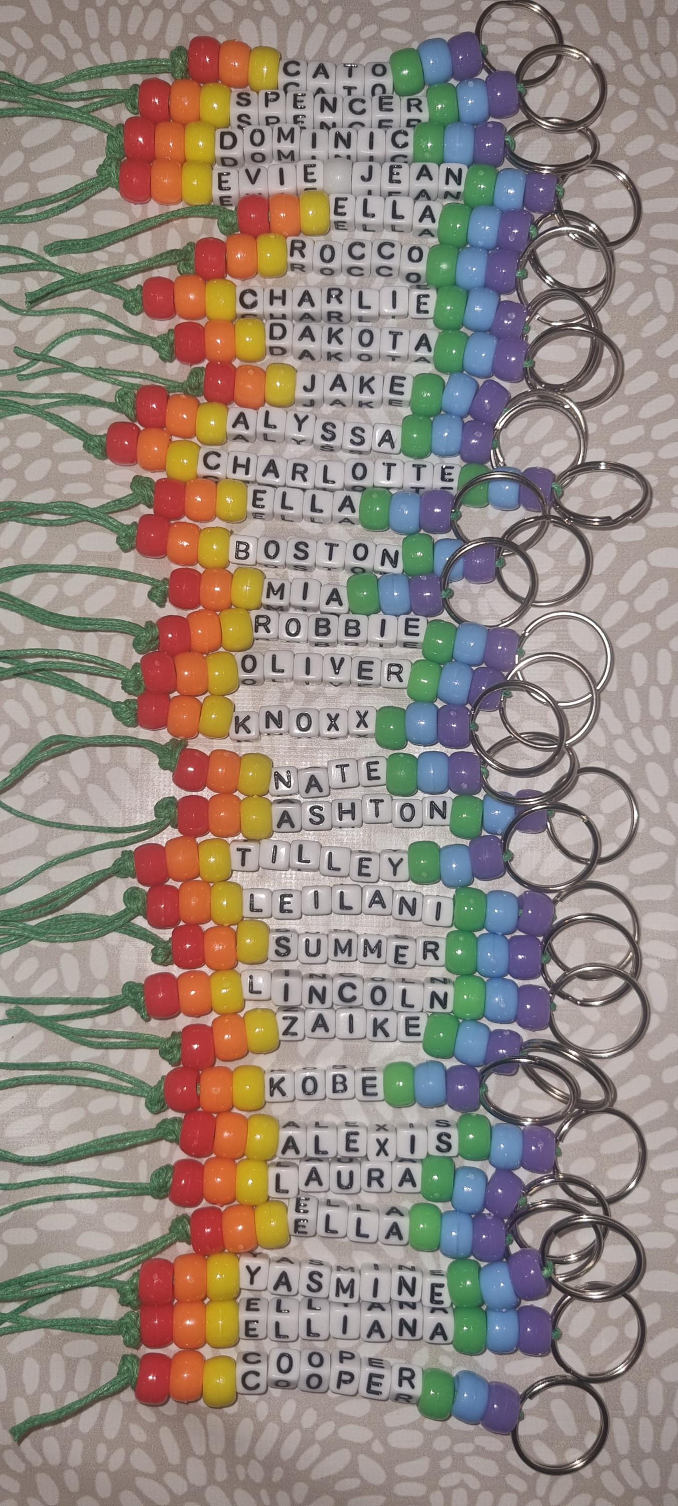 End of Year/christmas Student Class Gift Keyrings - Personalized ...