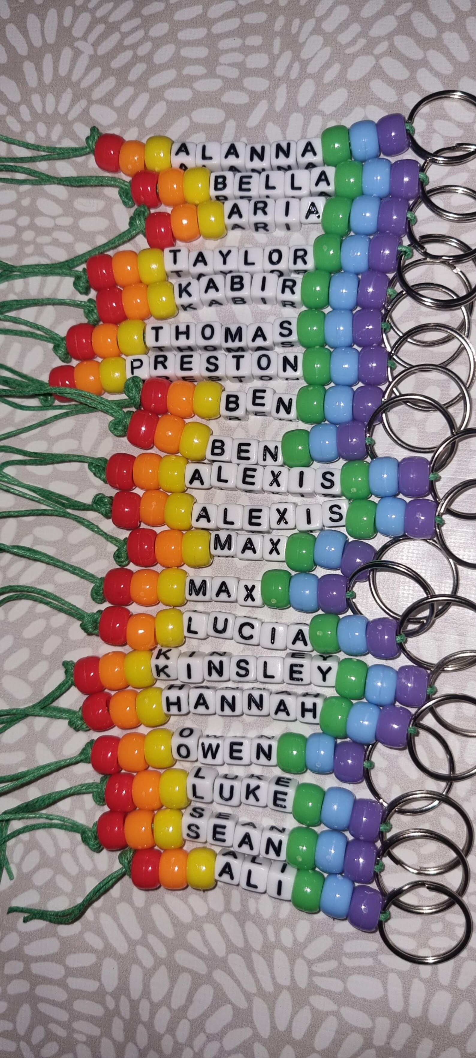 End of Year/christmas Student Class Gift Keyrings - Personalized ...