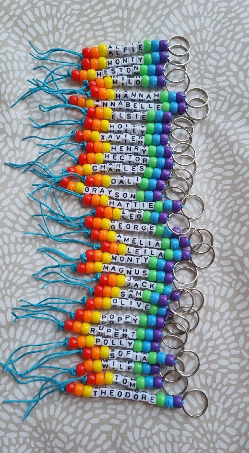 End of Year/christmas Student Class Gift Keyrings - Personalized ...