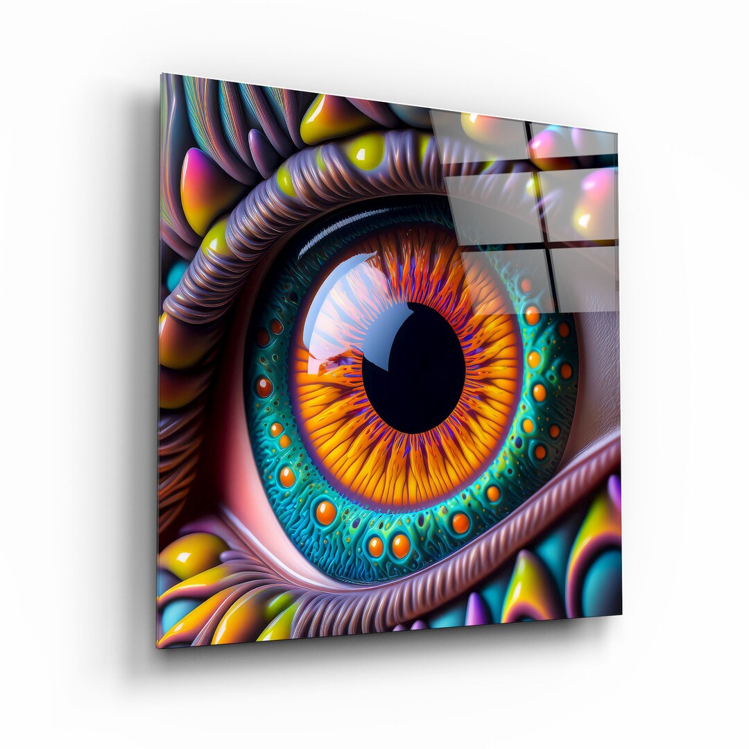 The Eye Glass Printing Wall Art Home Decoration House Warming Gift ...