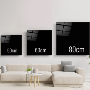 Paint Splash Ring Glass Printing Wall Art Home Decoration House Warming ...