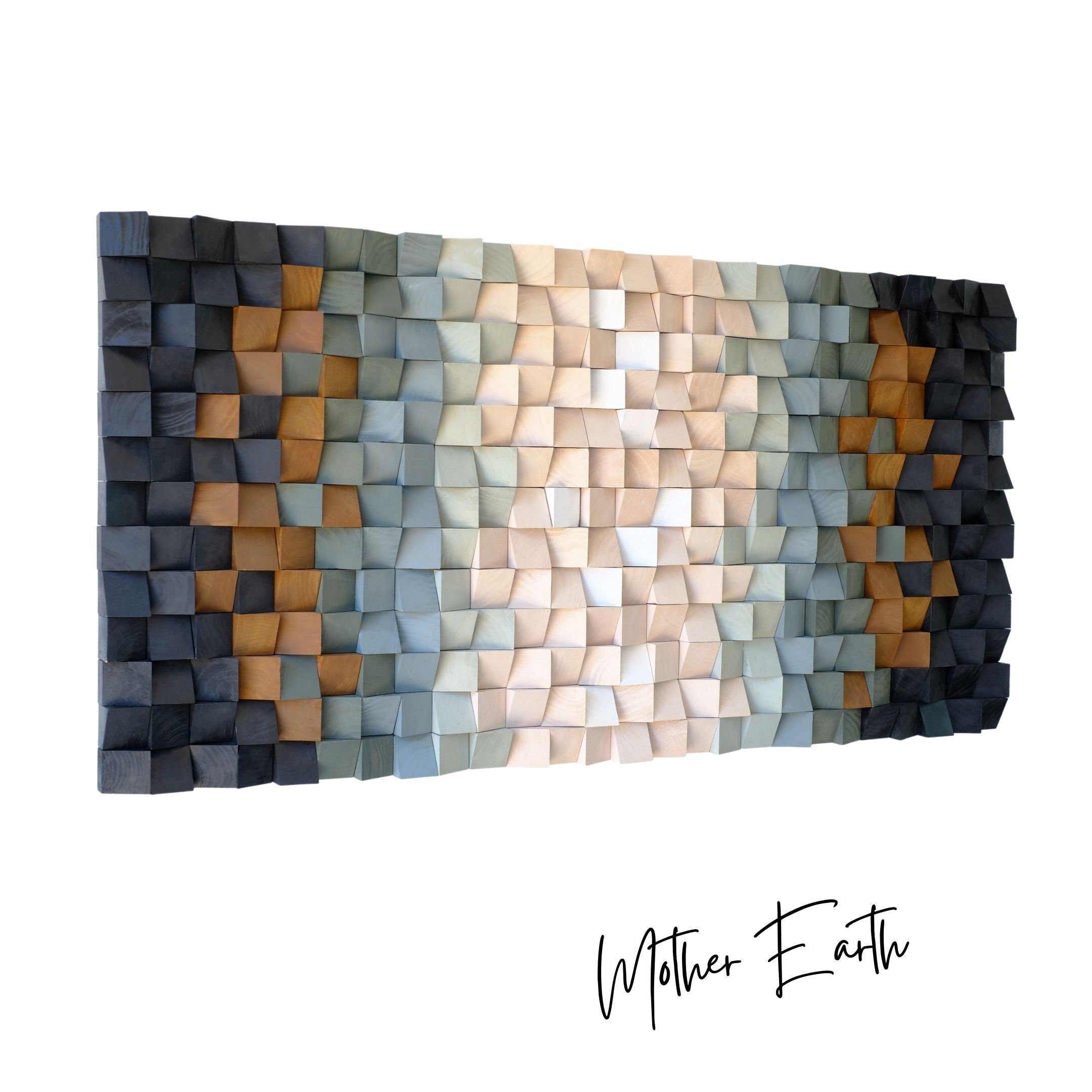 Mother Earth Handmade Wooden Wall Art Home Decoration - Etsy