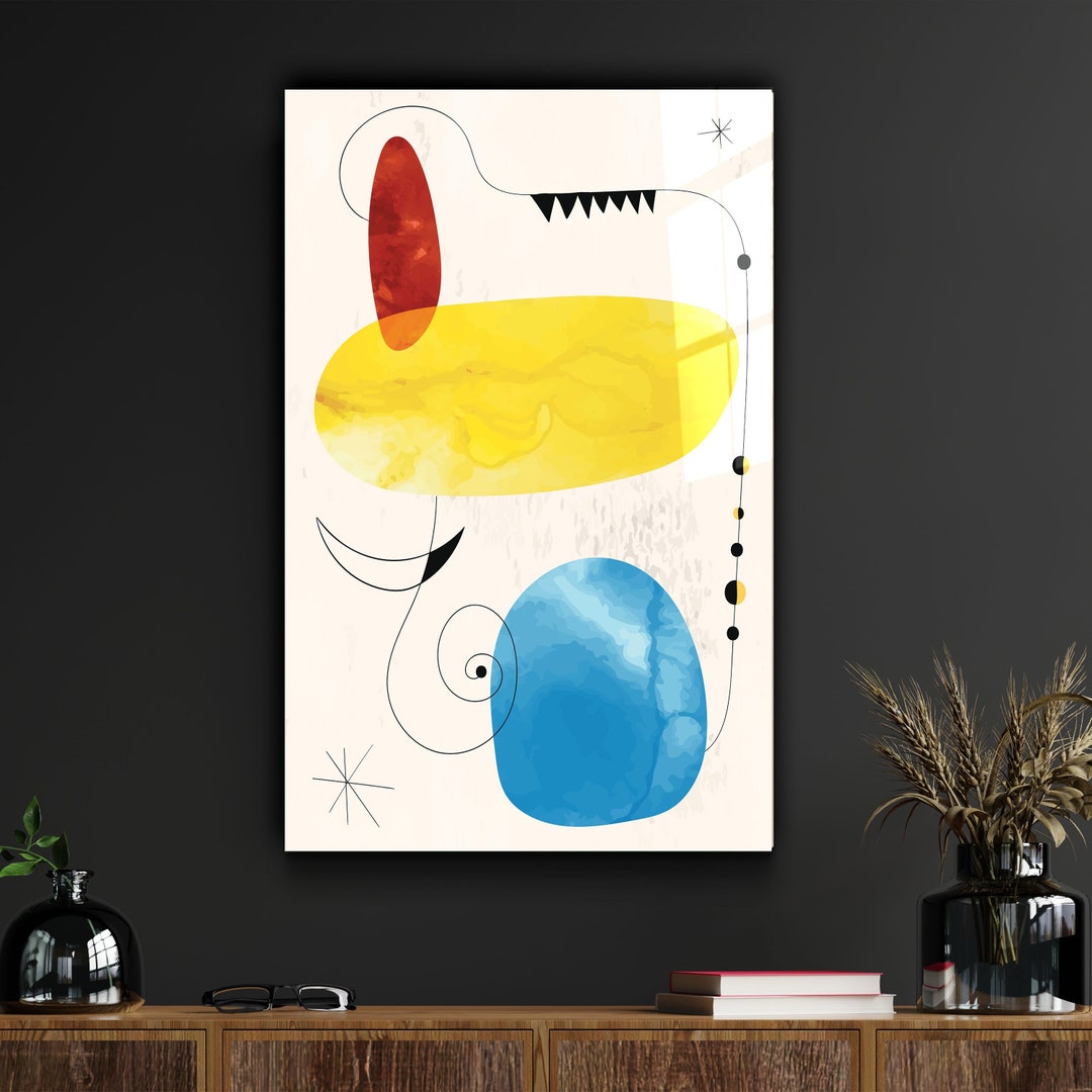 Shapes Portrait V2 Tempered Glass Printing Wall Art - Home Decoration ...