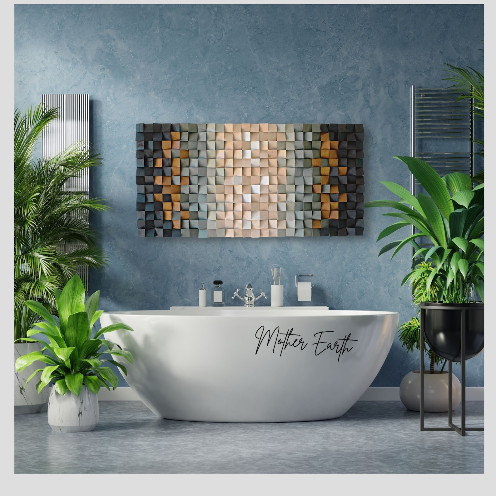 Mother Earth Handmade Wooden Wall Art Home Decoration - Etsy