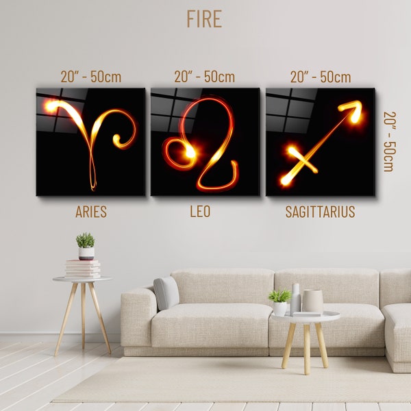 Zodiac Sign Wall Art - Etsy