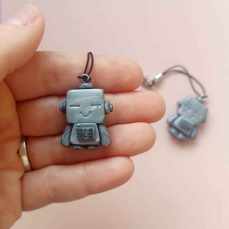 Polymer Clay Robot - Etsy