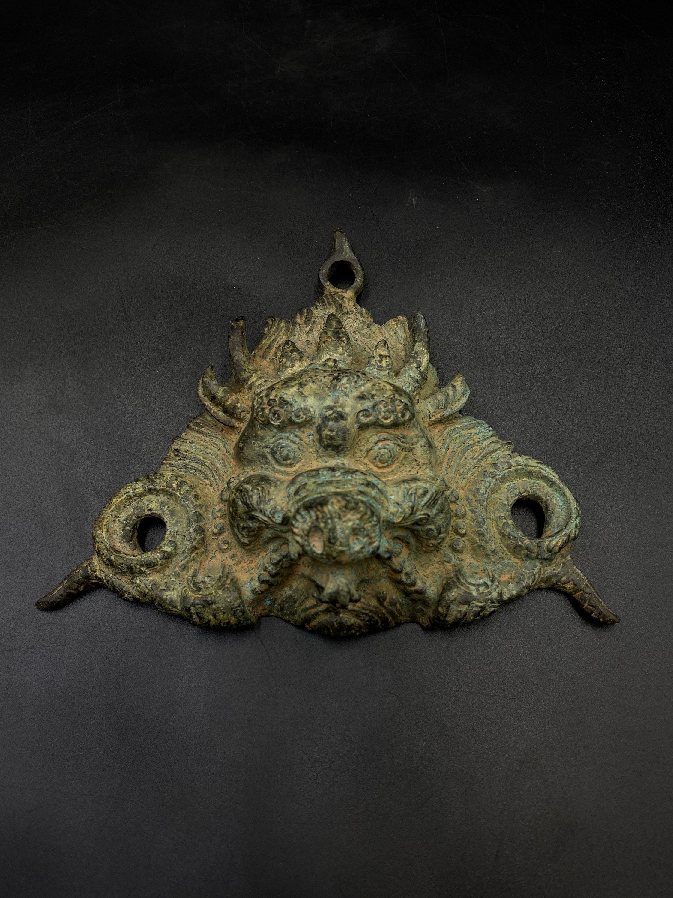 Antique Chinese Bronze Pig Beast Wall Hanging, Art Deco Decor - Etsy