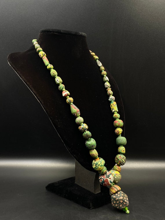 Rare and unique old ancient antique Gabri glass beads… - Gem