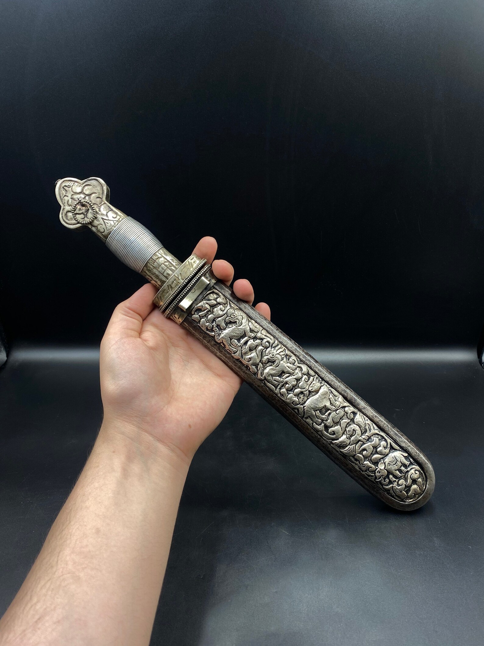 Beautiful Ritual Tibet Knife Sword Tibetan Sword Warrior Buddhist ...