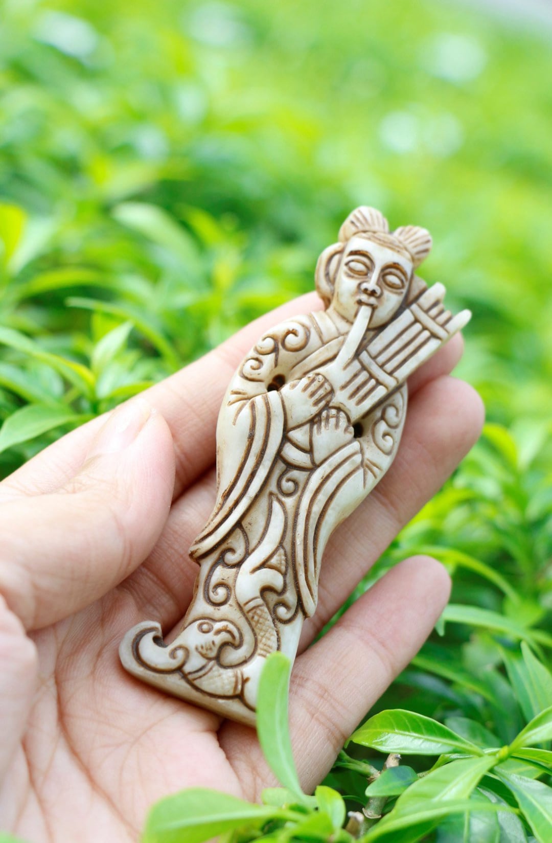 Ancient Chinese White Jade Statue Natural Stone Top-quality Carving - Etsy