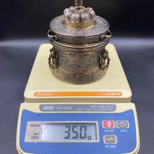 Wonderful Ancient Islamic Silver With Gold Gilded and Islamic Writing ...