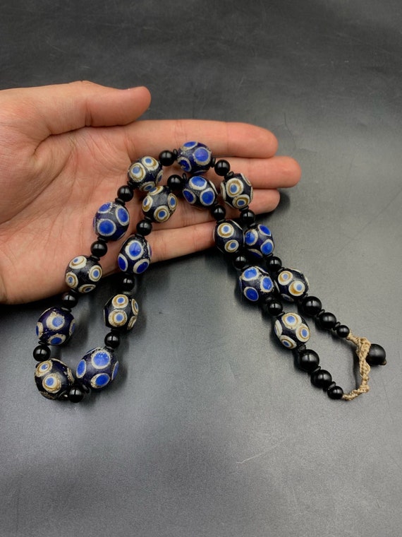 RARE!!!! Old Blue Phoenician Beads/Roman Glass Beads … - Gem