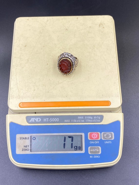 Very Unique Old Carved Roman Face On Carnelian Stone … - Gem