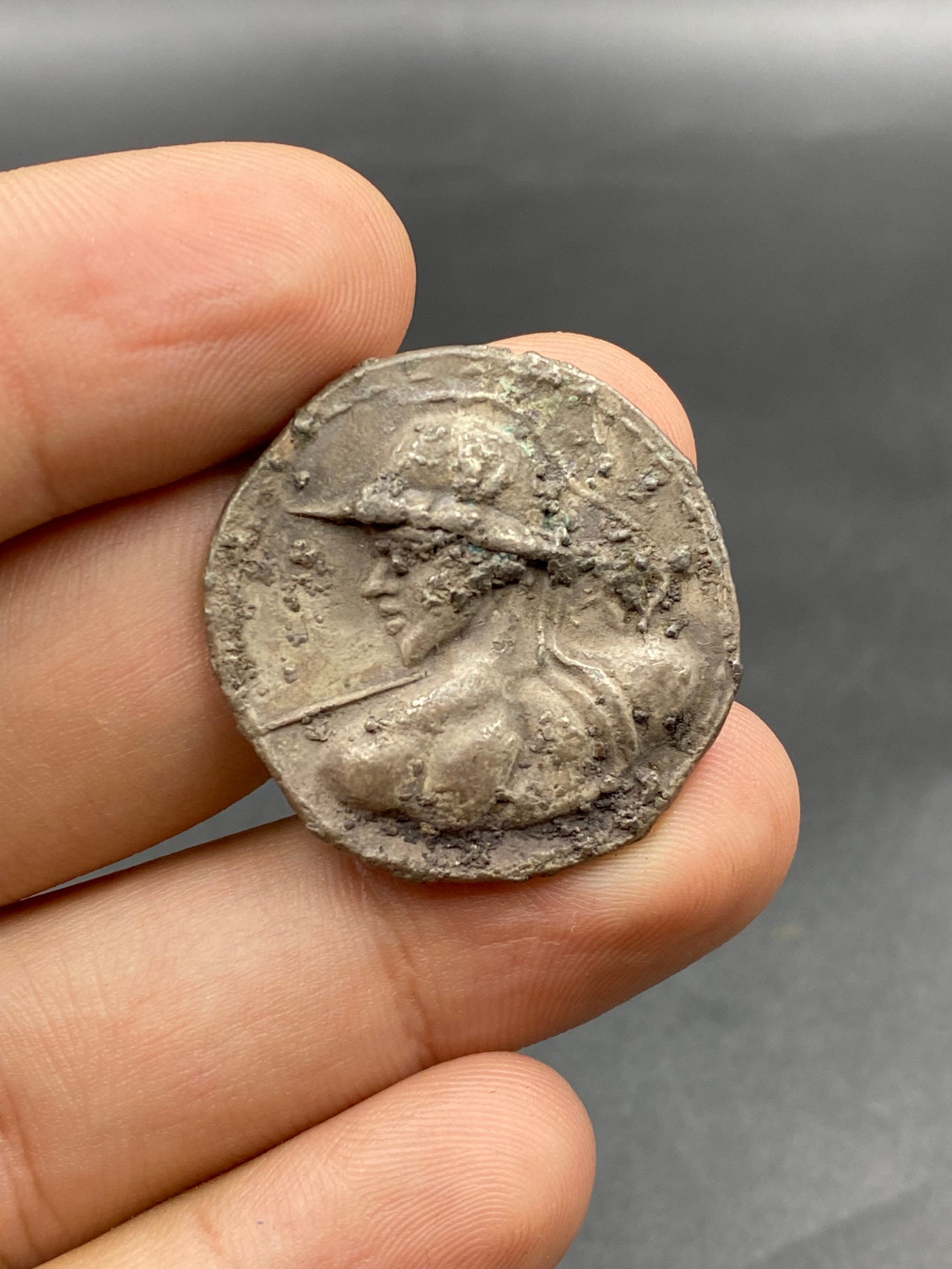 Old Roman Greek Solid Silver Coin Unique Coin Collectible - Etsy