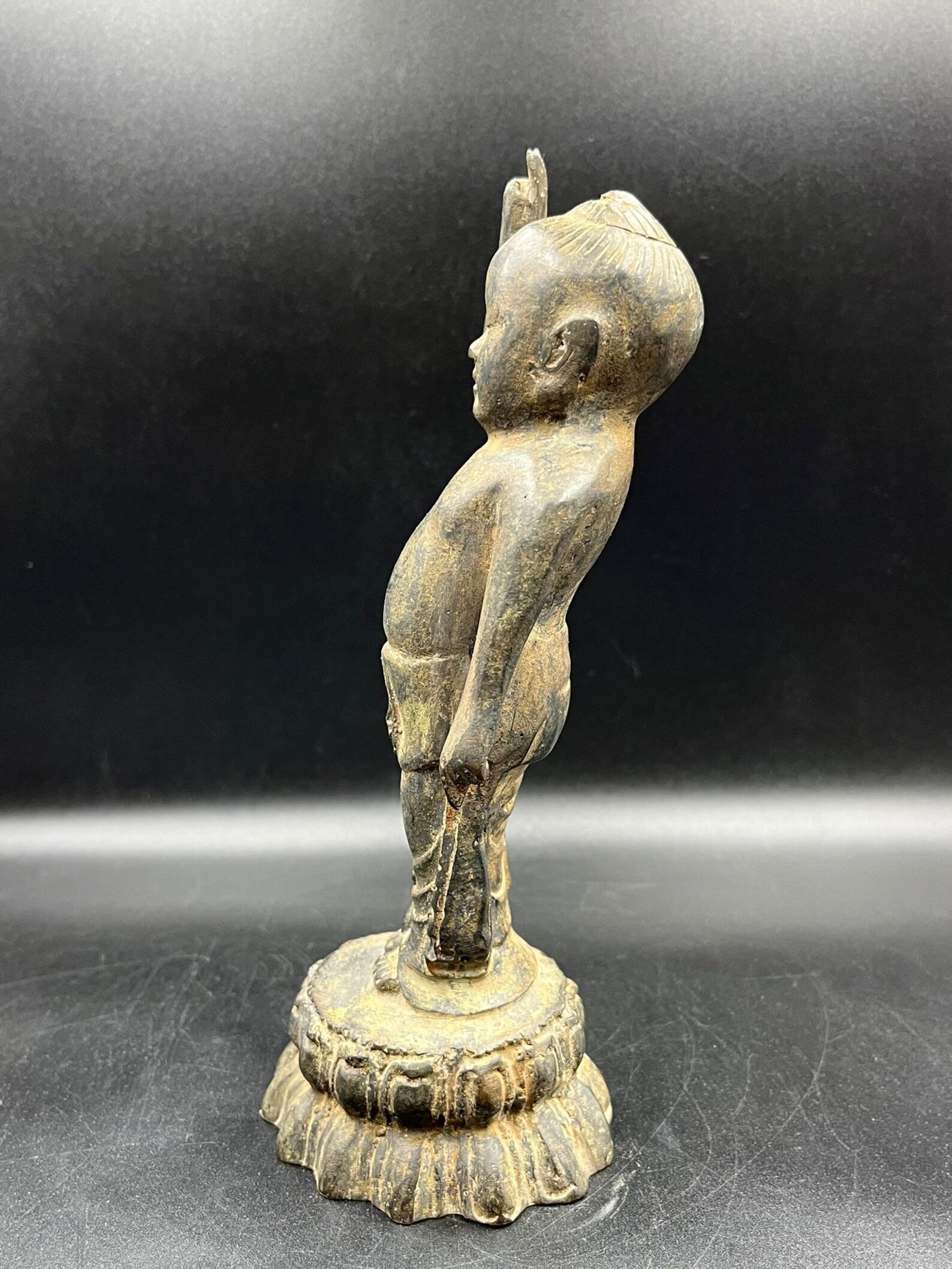 Museum Quality Ancient Bronze Standing Baby Buddha Sculpture - Etsy