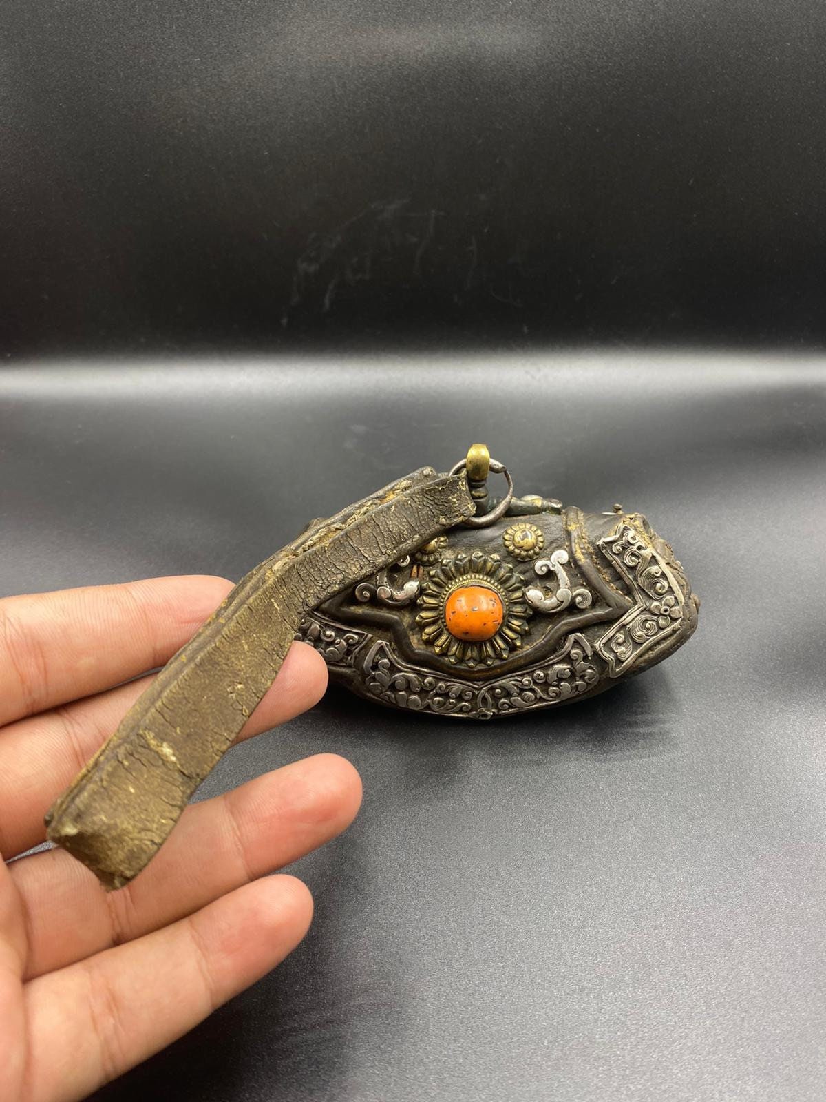 Antique Tibetan Womans Pouch or Purse baghu With Natural | Etsy