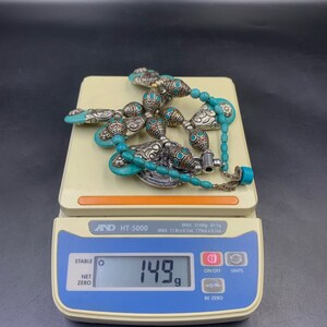 Amazing Tibetan Tara Pendent Symbol Pendent Turquoisel Stone and ...