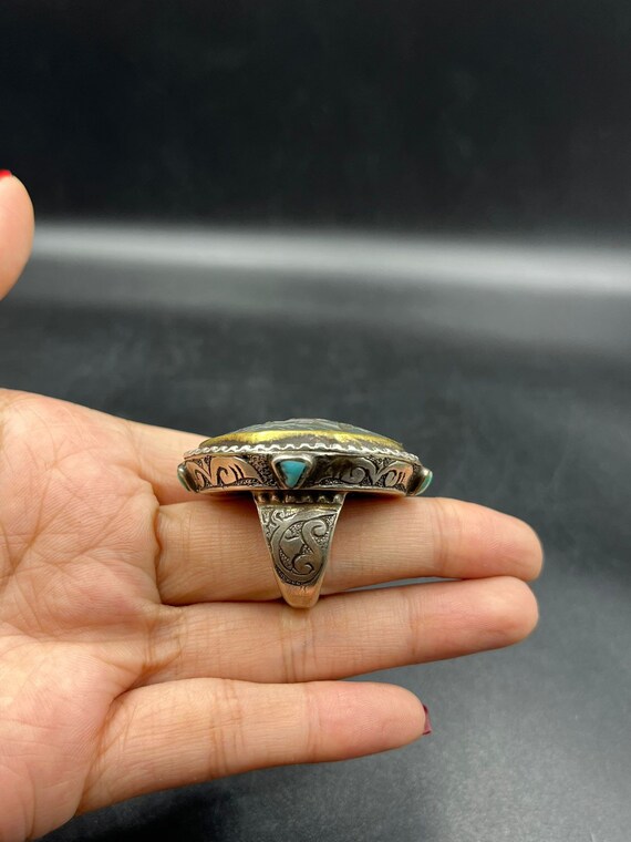 RARE !!! Old Intaglio Indo Greek Agate Stone stamp H… - Gem