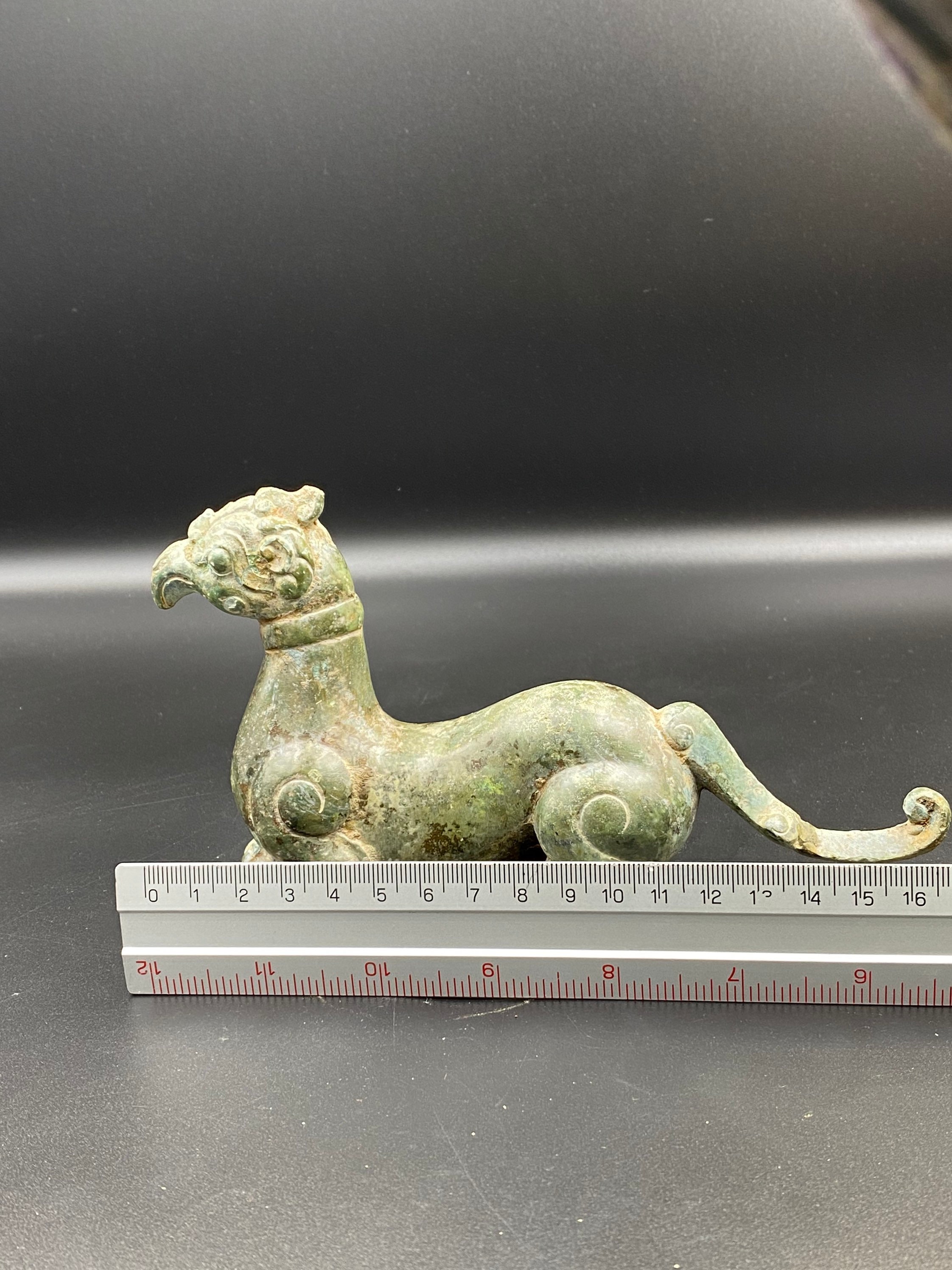 Antique Chinese Bronze Beast Statue, Carved Bird Head - Etsy