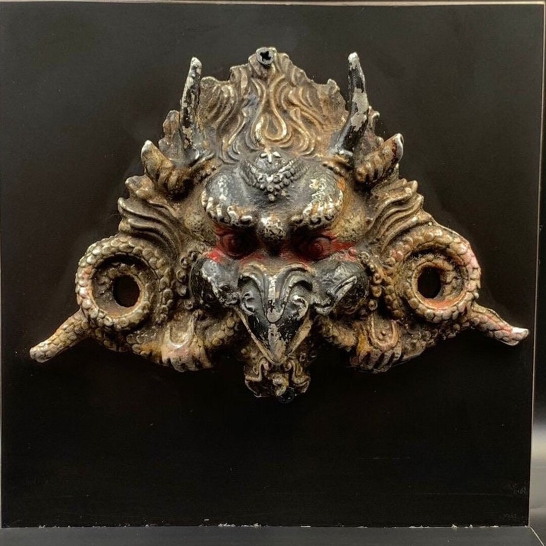 Garuda Wall Hanging Winged Resin Sculpture Tibetan Handcrafted Garuda ...
