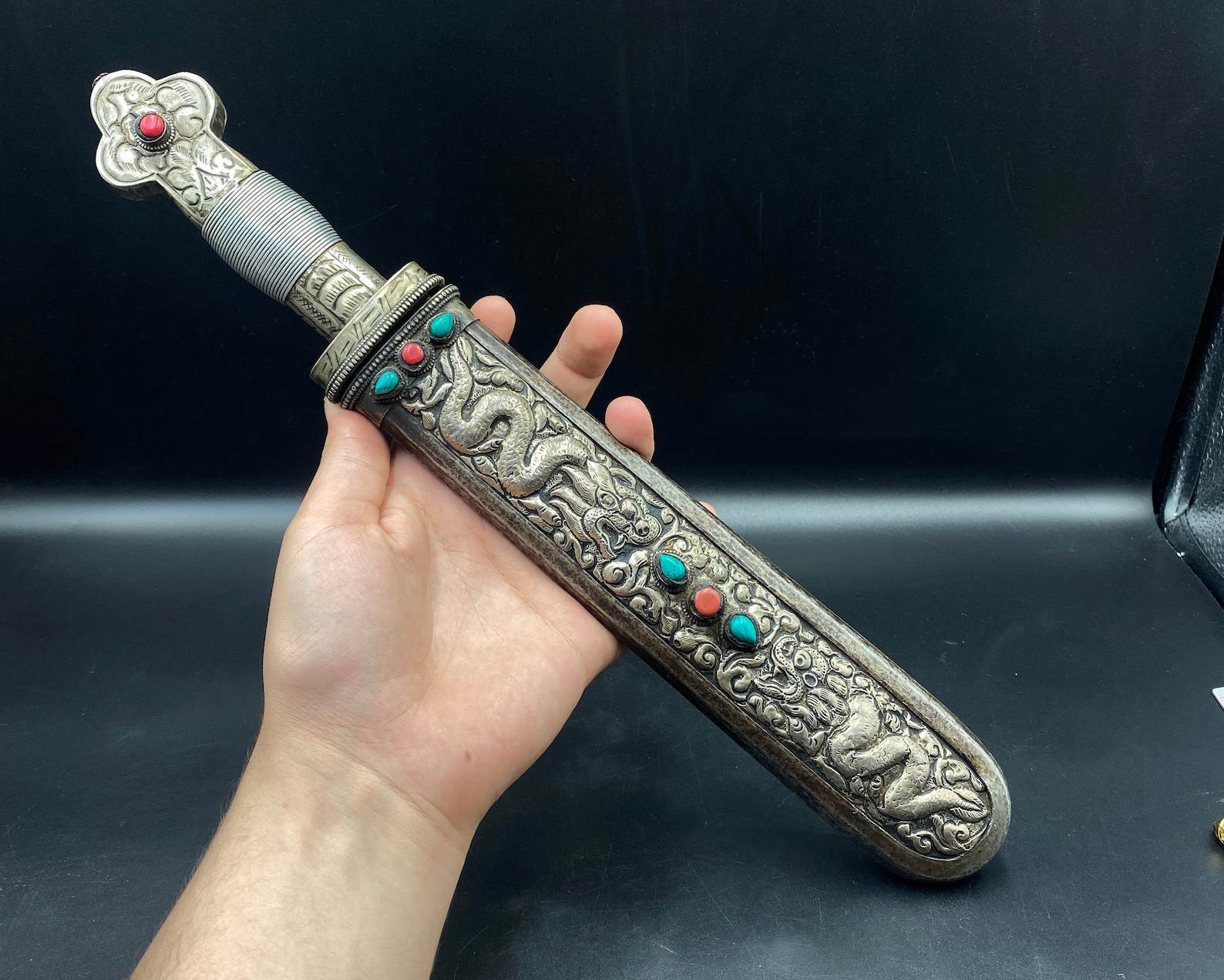 Beautiful Ritual Tibet Knife Sword Tibetan Sword Warrior Buddhist ...