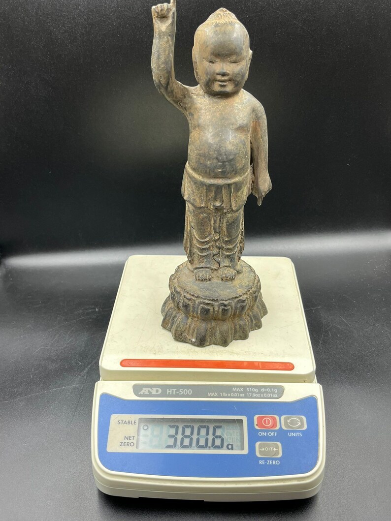 Museum Quality Ancient Bronze Standing Baby Buddha Sculpture - Etsy
