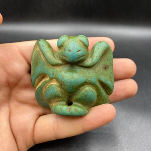 Very Beautiful Chinese Bat Symbol in Turquoise Pendant Bead Xianfeng ...
