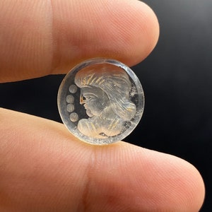 Real Authentic Old Carved Roman Emperor Alexander the Great, Stamp ...