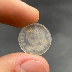 Real Authentic Old Carved Roman Emperor Alexander the Great, Stamp ...